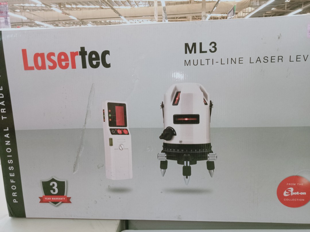 MULTI-LINE LASER LEVEL. ML3. LASERTEC, Commercial & Industrial ...