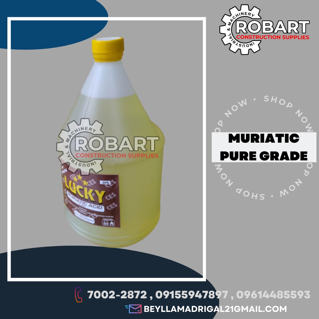 Muriatic Acid (PureGrade), Commercial & Industrial, Construction Tools ...