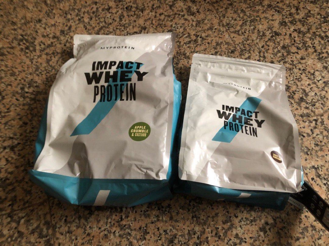 Myprotein Whey Protein (2.5kg plus 1kg), Health & Nutrition, Health ...