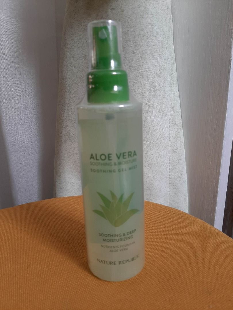 Nature Republic Aloe Vera Mist Spray, Beauty & Personal Care, Face ...