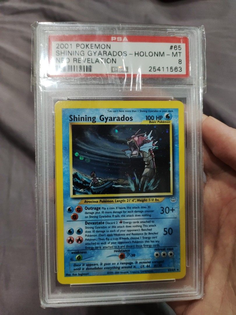 Neo Revelation Shining Gyarados PSA 8, Hobbies & Toys, Memorabilia & Collectibles, J-pop on ...