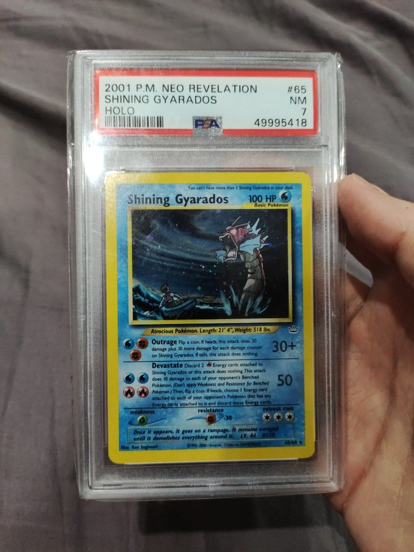 Neo Revelation Shining Gyarados PSA 7, Hobbies & Toys, Memorabilia & Collectibles, J-pop on ...
