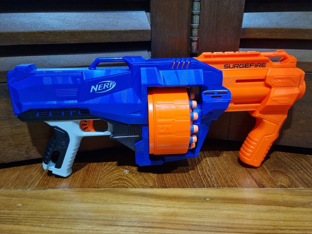 NERF Elite Surgefire, Hobbies & Toys, Toys & Games on Carousell