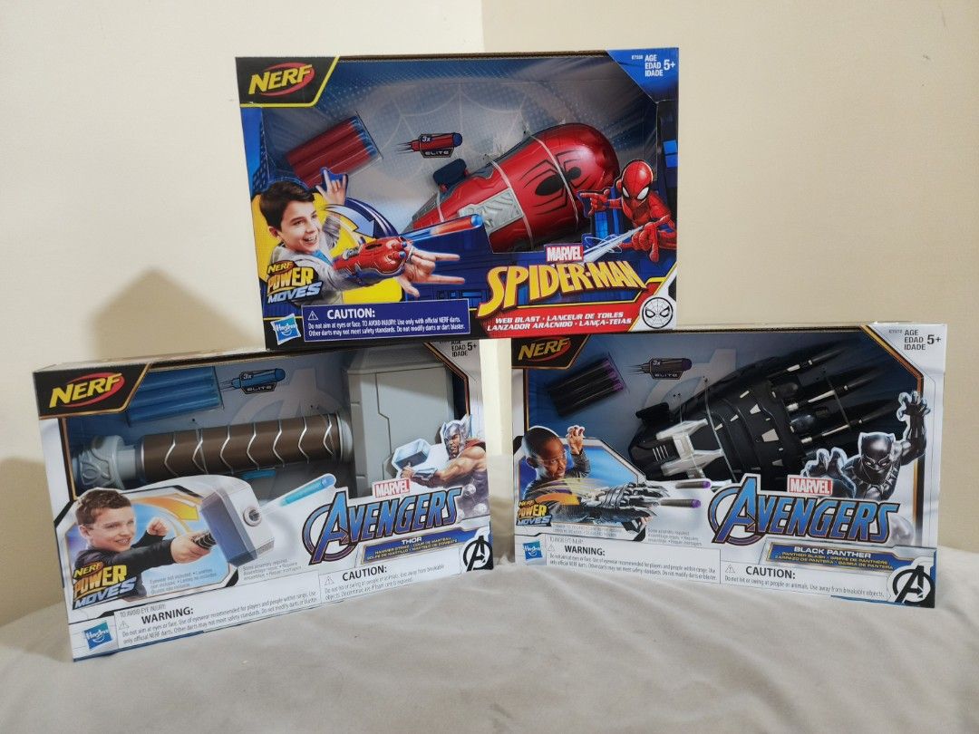 Nerf Power Moves Marvel Avengers Black Panther Power Slash Claw ...