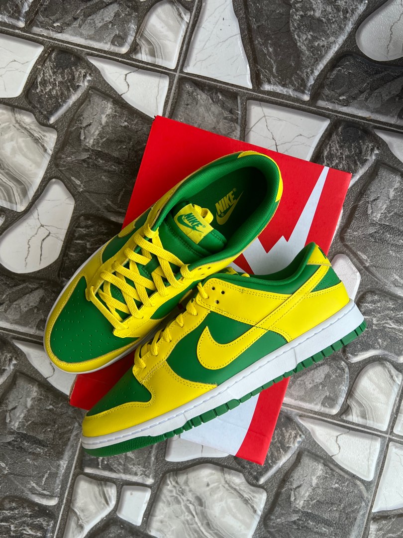 Nike Dunk Low Reverse Brazil, Men's Fashion, Footwear, Sneakers on ...