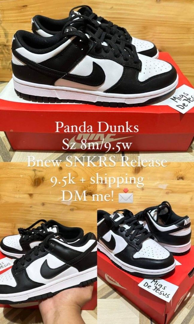Nike Panda Dunks, Men's Fashion, Footwear, Casual Shoes on Carousell