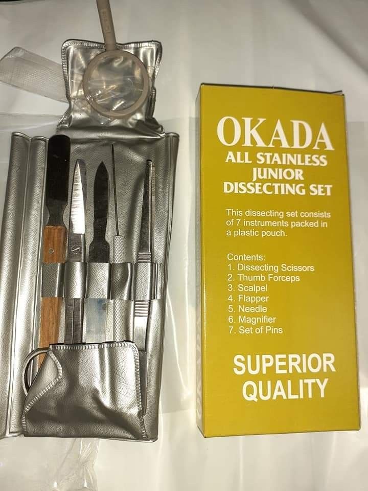 Okada Stainless Junior Dissecting Set, Health & Nutrition, Medical ...