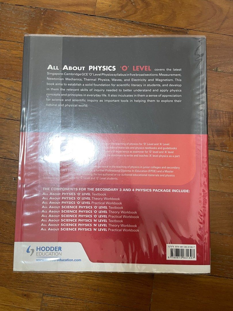 Olevel All About Physics Textbook, Hobbies & Toys, Books & Magazines ...