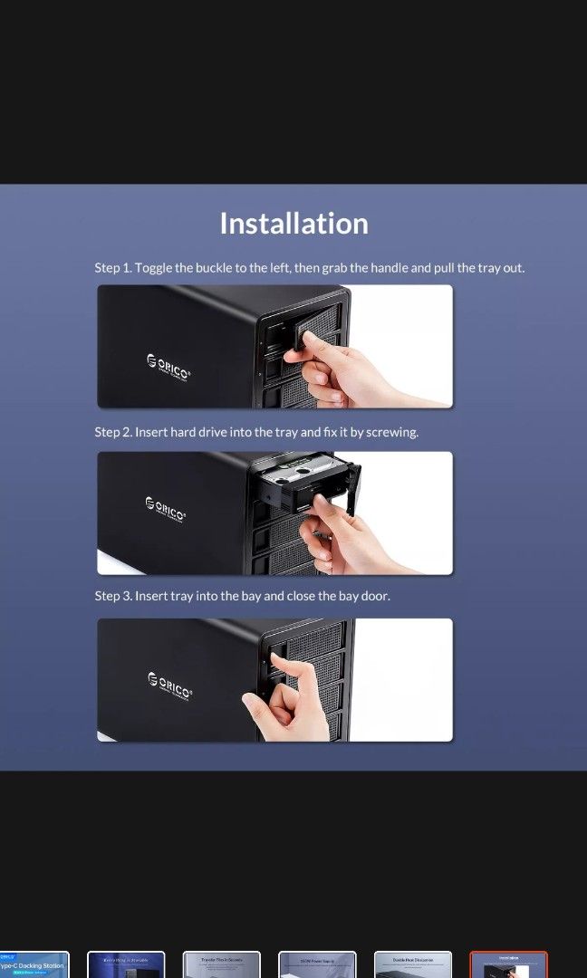 Orico 5bay external DAS system / hardrive enclosure / 3.5 inch ...