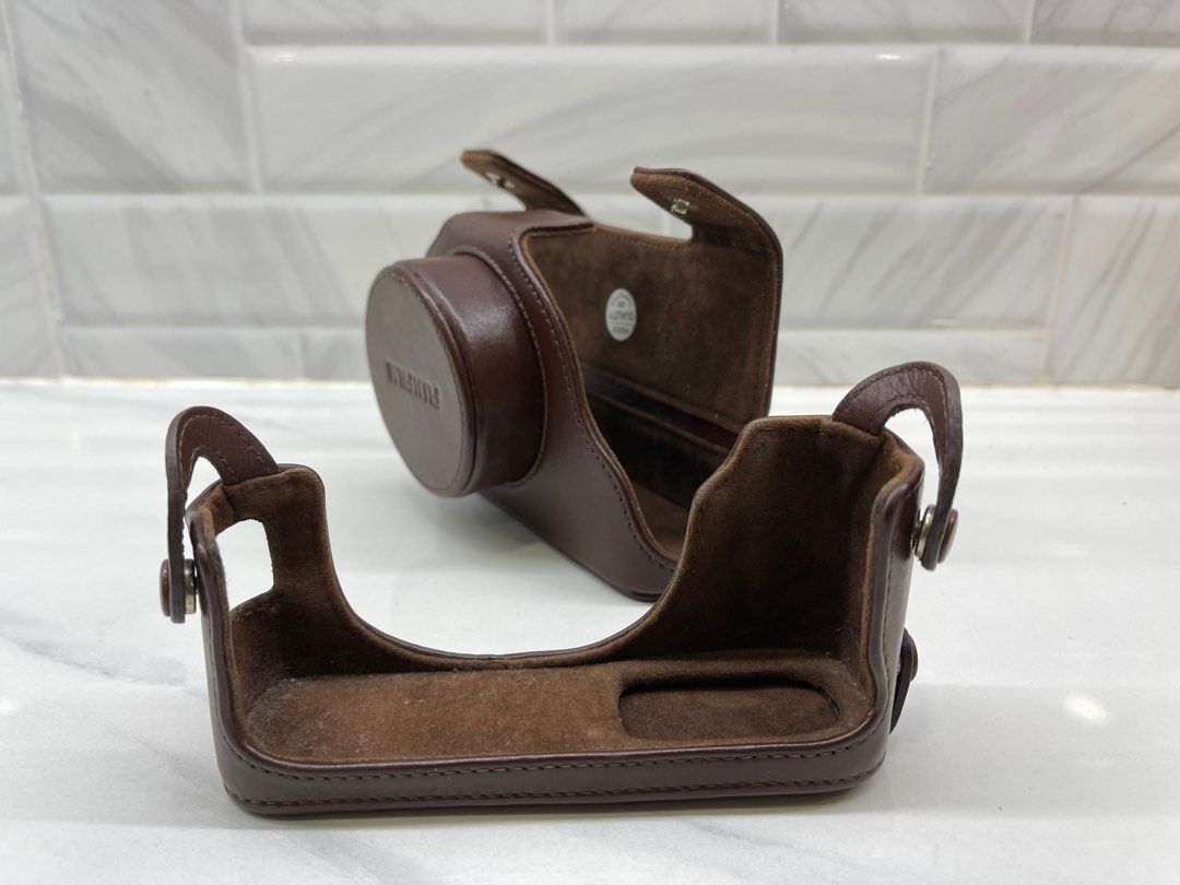 ORIGINAL FUJIFILM X100 BROWN LEATHER CASE FOR X100, X100S & X100T, Photography, Photography ...