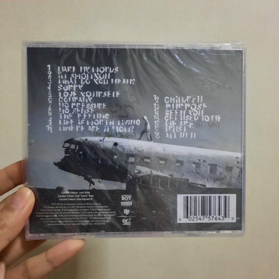 ORIGINAL Justin Bieber: Purpose Deluxe Album, Hobbies & Toys, Music ...