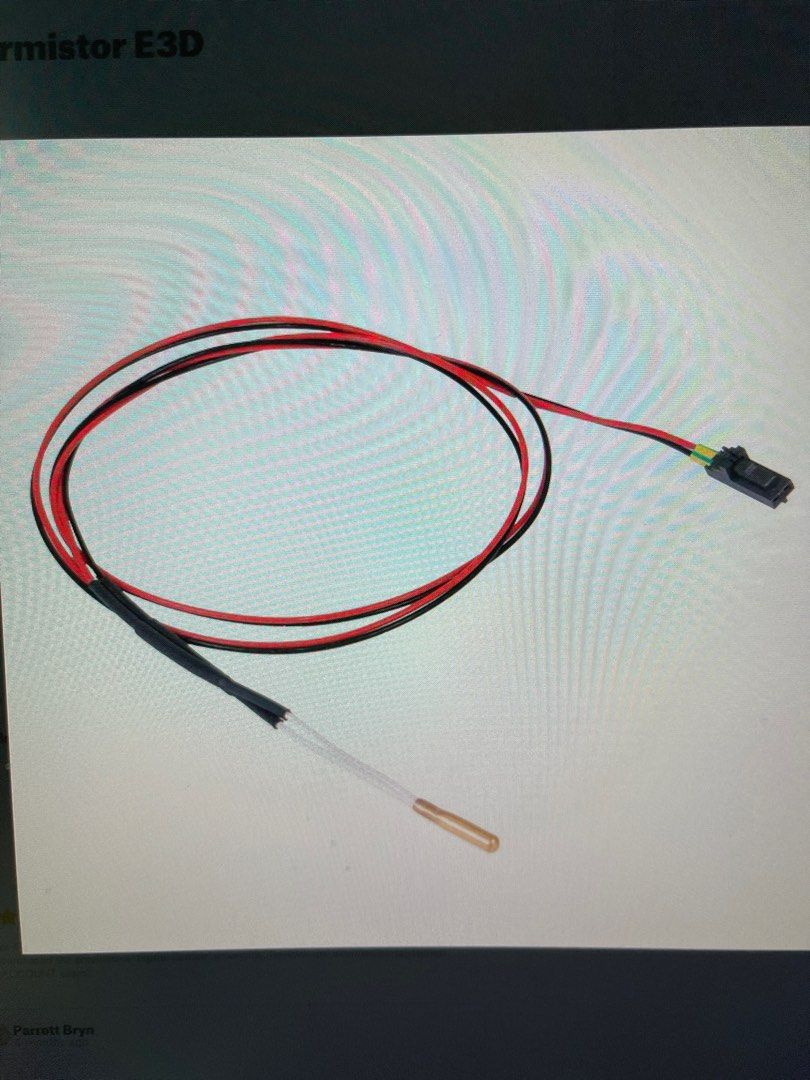 Original Prusa hotbed thermistor and heater cartridge, Computers & Tech ...