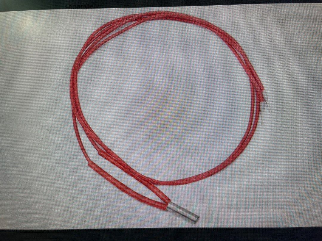 Original Prusa hotbed thermistor and heater cartridge, Computers & Tech ...