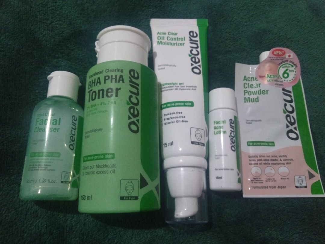 Oxecure Acne Set All in, Beauty & Personal Care, Face, Face Care on ...