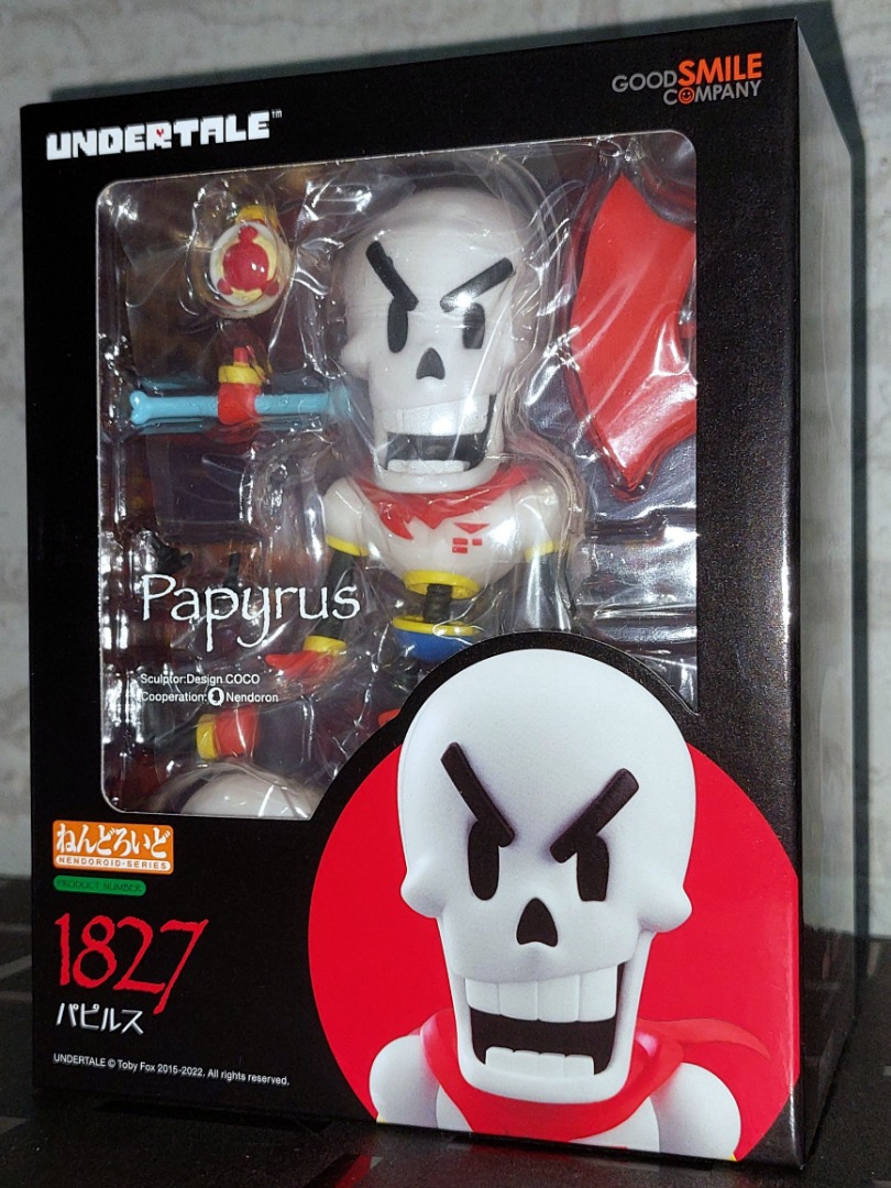 Papyrus (Undertale) Nendoroid 1827 by Good Smile Company, Hobbies ...