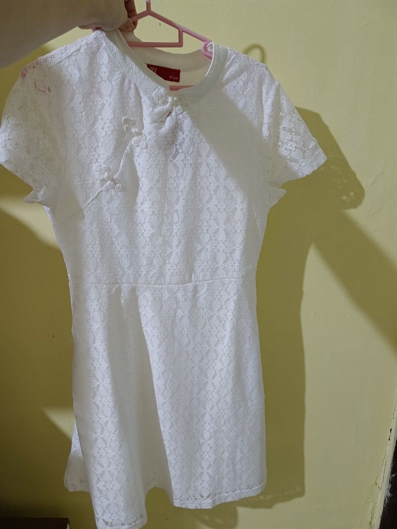 Pdi padini white cheongsam dress new, Women's Fashion, Dresses & Sets ...