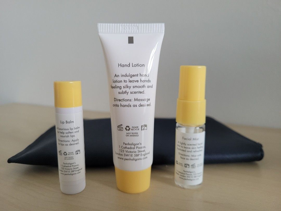 Penhaligons Amenity Pack from Singapore Airlines, Beauty & Personal ...