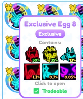 PET SIMULATOR X EXCLUSIVE EGG 8, Video Gaming, Gaming Accessories, In ...