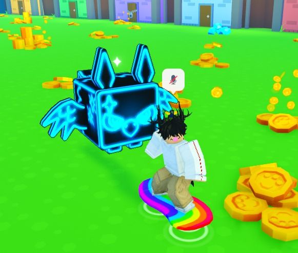 PET SIMULATOR X HUGE NEON GRIFFIN, Video Gaming, Gaming Accessories, In ...