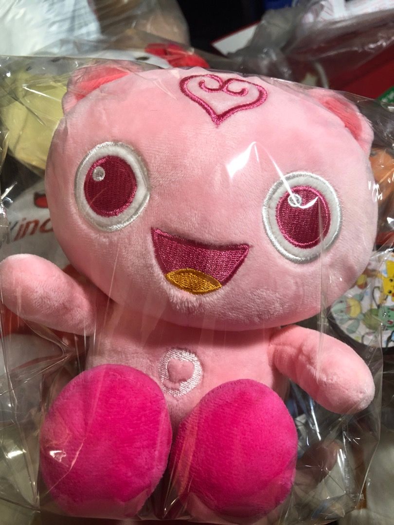 Pink Heart Plush, Hobbies & Toys, Toys & Games on Carousell
