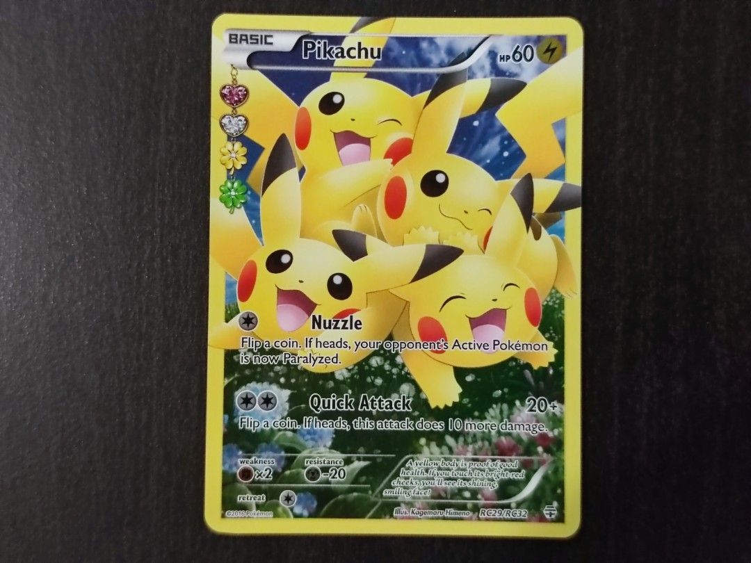 Pokemon Pikachu Radiant Collection RC29/RC32, Hobbies & Toys, Toys ...