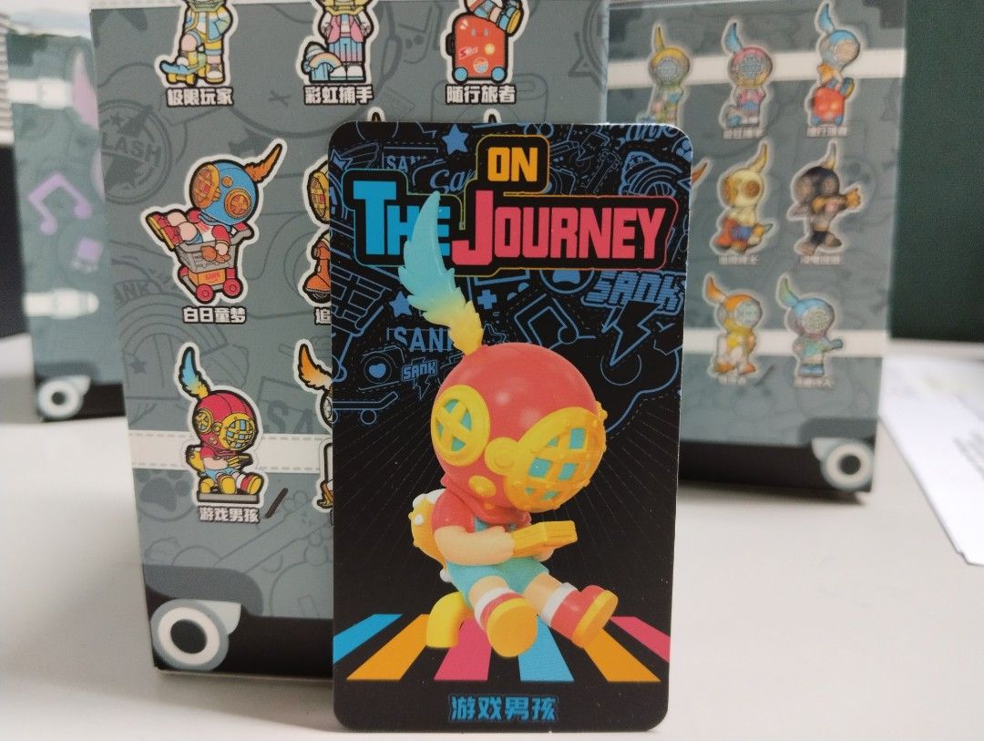 Popmart x Sank Game boy arttoys Rap lightning go for walk, Hobbies ...