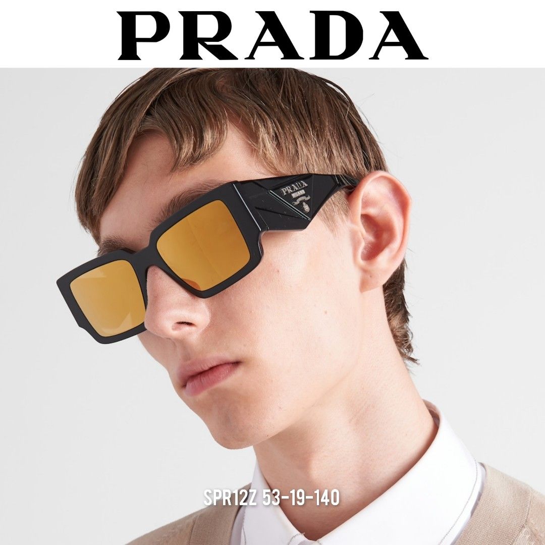 Prada sunglasses square spr12z, Men's Fashion, Watches & Accessories, Sunglasses & Eyewear on ...