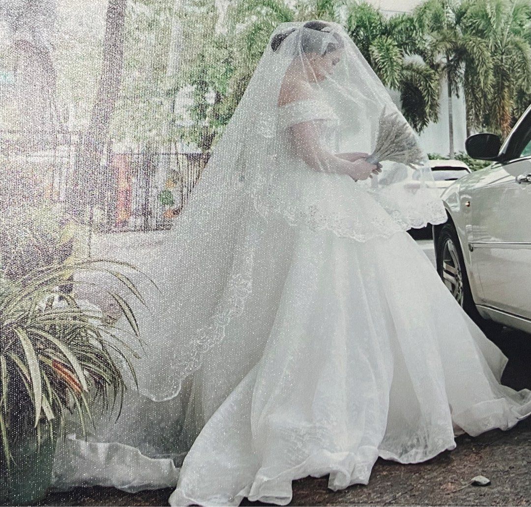 Princess like Wedding Gown (Gown Only) Petticoat not included, Women's ...