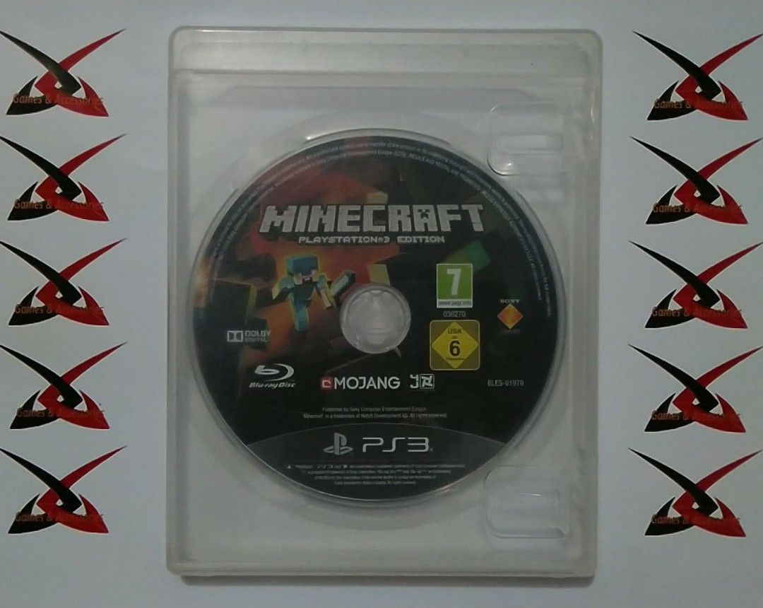 PS3 PlayStation 3 Game Minecraft PS3 Edition, Video Gaming, Video Games ...