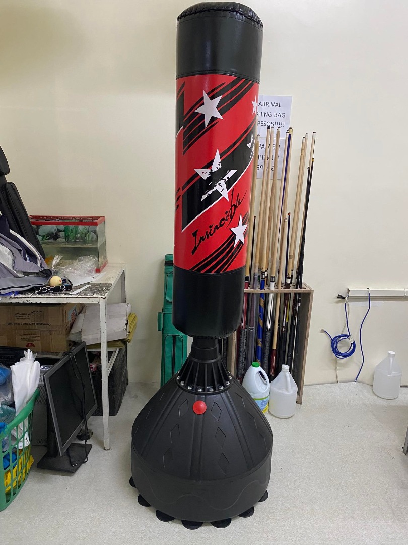 Punching Bag with Stand [Any Design] free Exercise Gloves / Gamit para ...