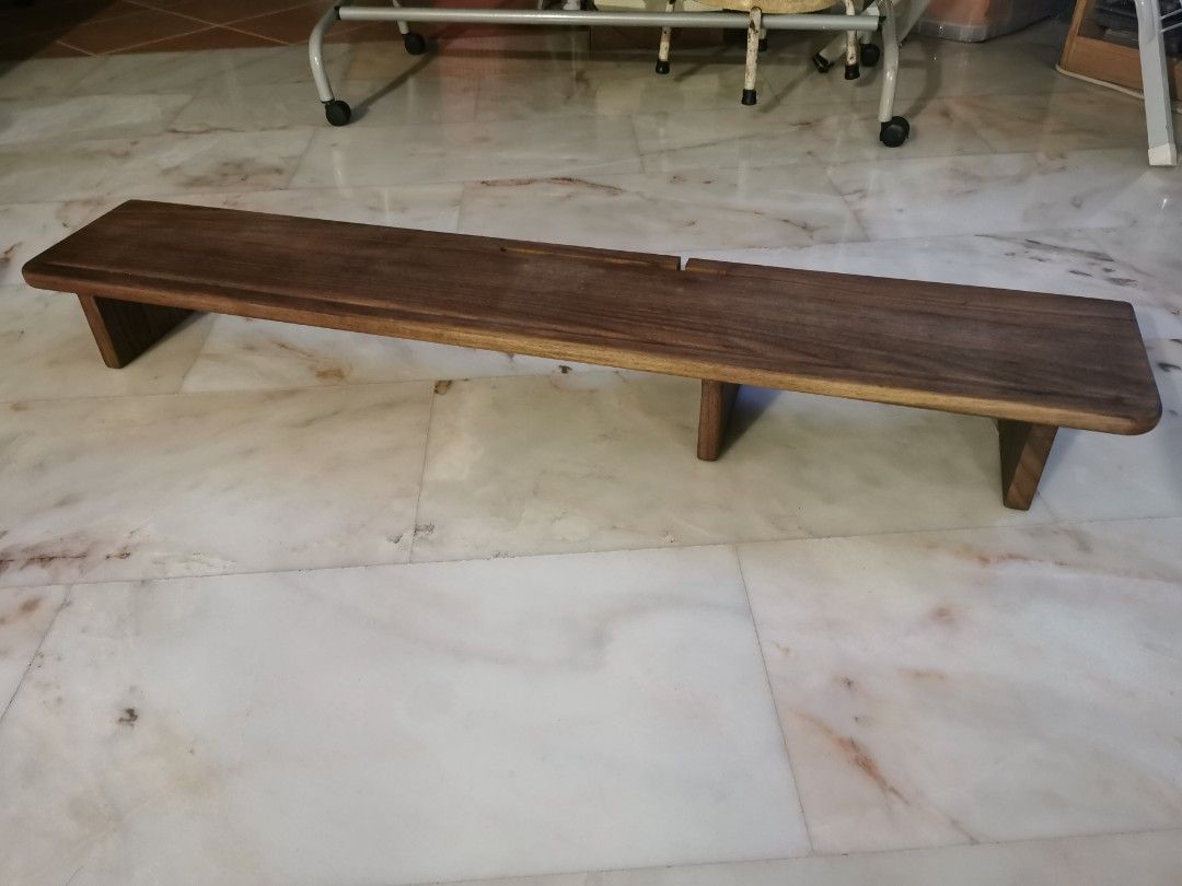 Pure wood Cherry oak desk riser, Computers & Tech, Parts & Accessories ...