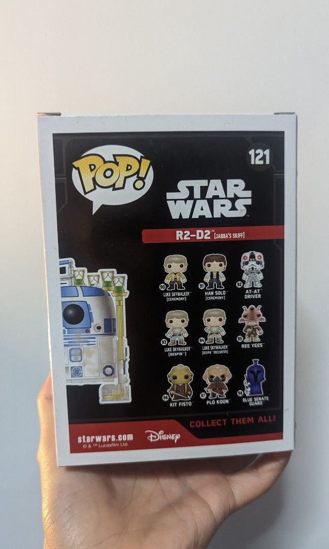 R2-D2 (JABBA'S SKIFF) 121 STAR WARS FUNKO POP, Hobbies & Toys, Toys ...