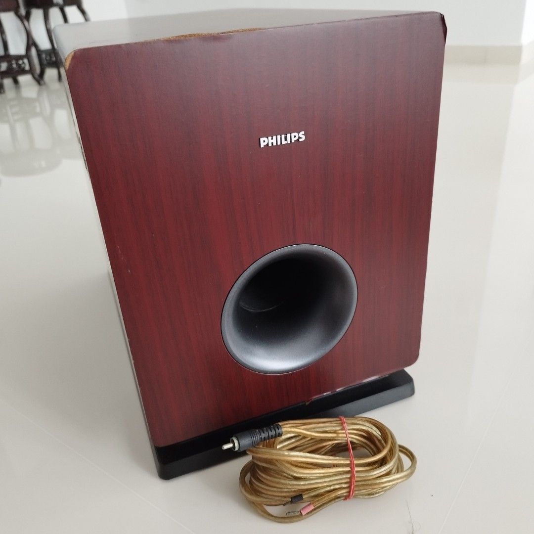 Rare Philips Sub-Woofer MCD-709, Audio, Soundbars, Speakers ...