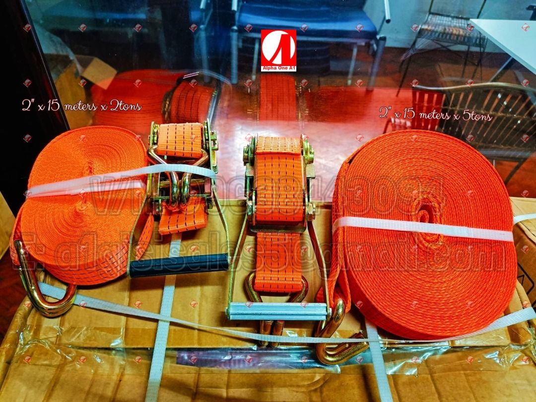 RATCHET BINDER - CARGO ROPE - CARGO LASHING BELT HEAVY DUTY, Commercial ...