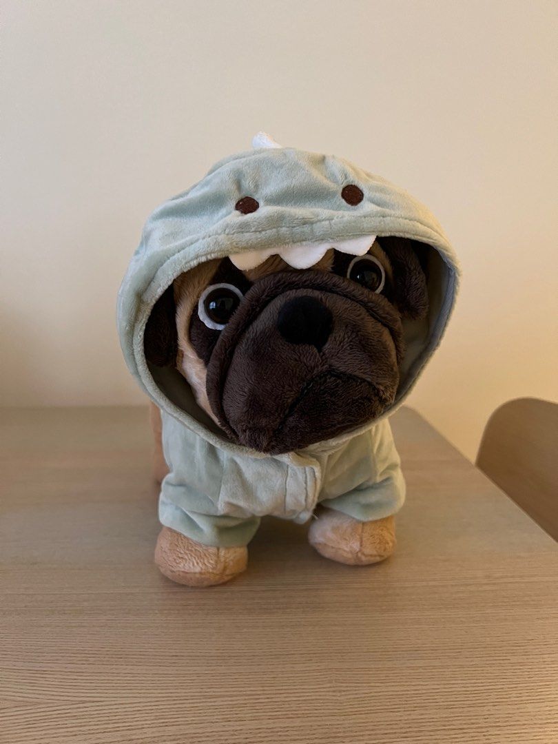 Realistic Pug Plush Toy from MINISO, Hobbies & Toys, Toys & Games on ...