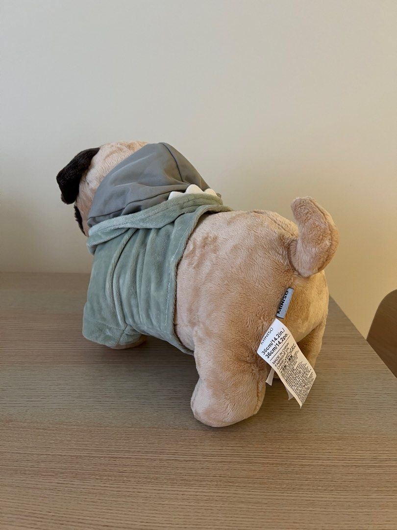 Realistic Pug Plush Toy from MINISO, Hobbies & Toys, Toys & Games on ...