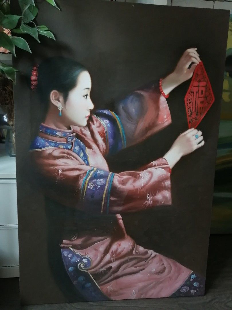 Replica Oil Painting of Chinese painter Jiang Changyi, Hobbies & Toys, Stationery & Craft, Art ...