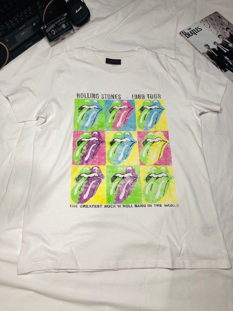 Rolling Stones Official Merch, Women's Fashion, Tops, Shirts on Carousell