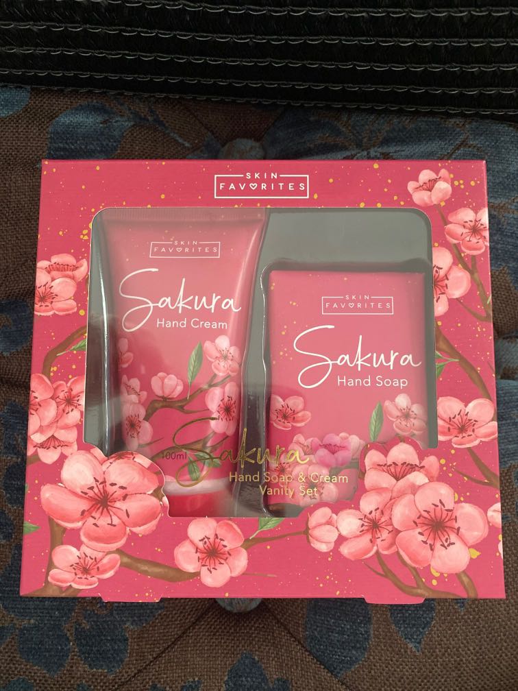 Sakura hand cream & soap, Beauty & Personal Care, Hands & Nails on ...