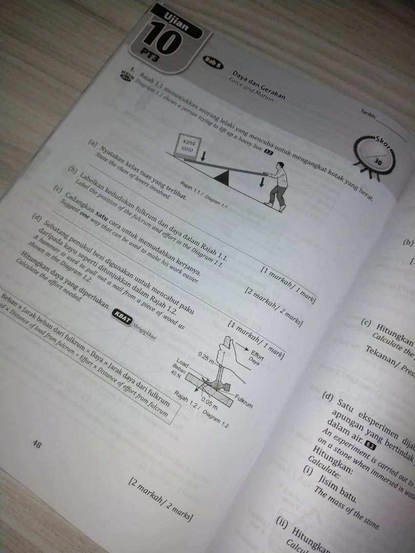Science Form 2, Hobbies & Toys, Books & Magazines, Assessment Books on ...