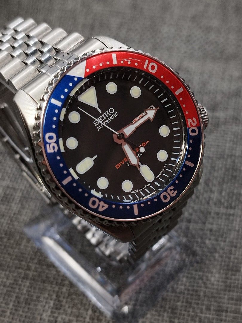 Seiko divers pepsi skx009, Men's Fashion, Watches & Accessories ...