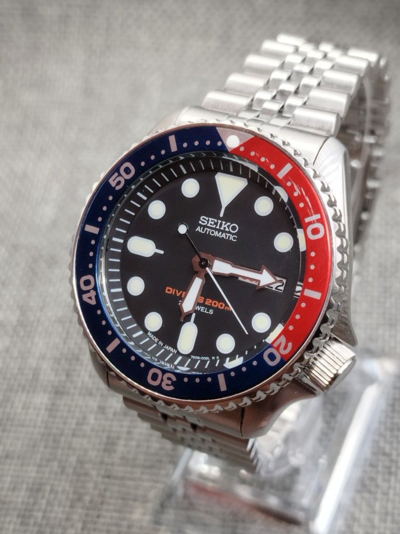 Seiko divers pepsi skx009, Men's Fashion, Watches & Accessories ...