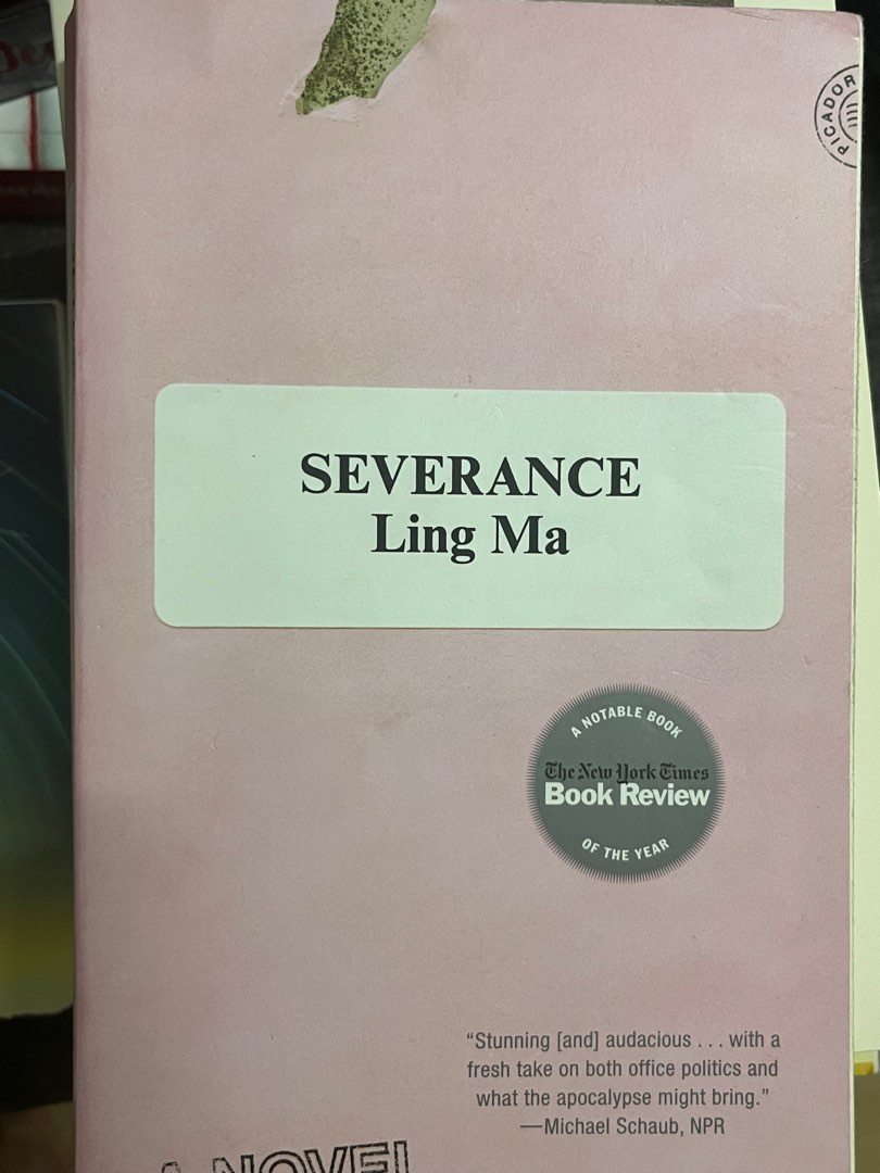 SEVERANCE book, Hobbies & Toys, Books & Magazines, Fiction & Non ...