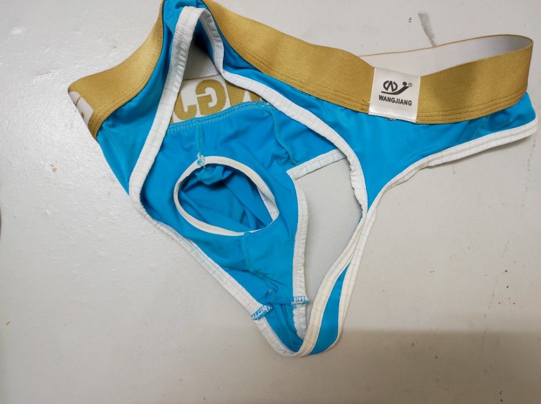 Sexy men thongs, Men's Fashion, Bottoms, New Underwear on Carousell