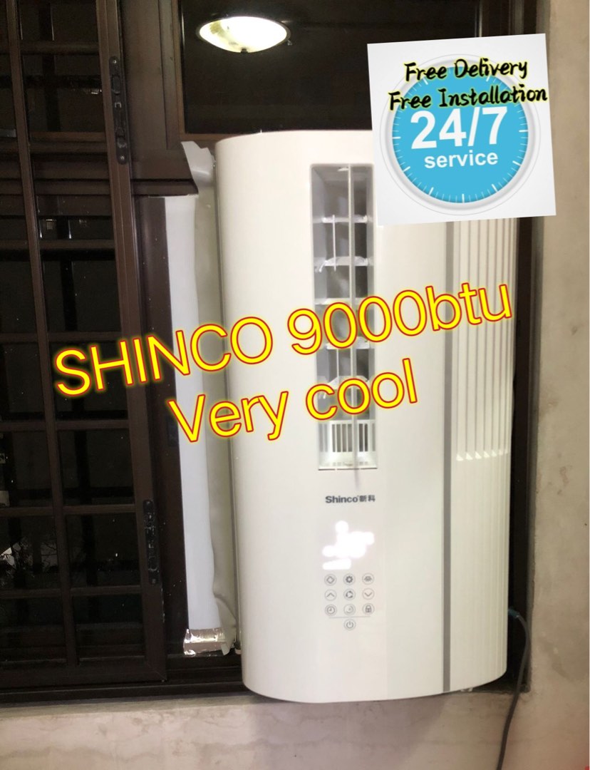shinco 9000btu inverter casement window aircon, TV & Home Appliances ...