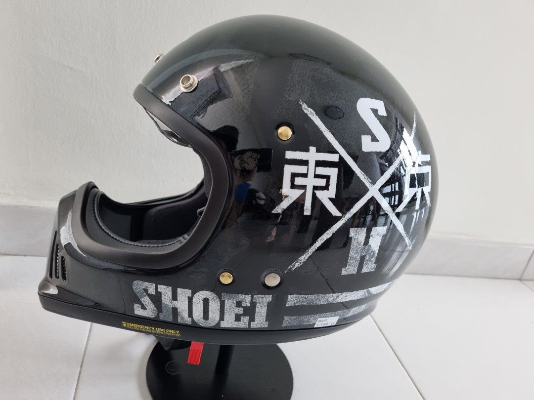 Shoei Ex Zero Helmet Xanadu TC-5, Motorcycles, Motorcycle Accessories ...