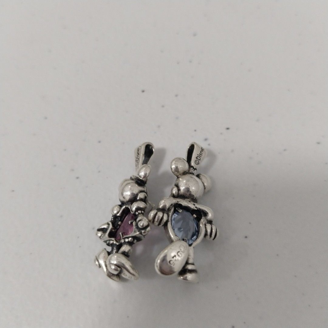 SILVER 925 MINNIE AND MICKEY BIRTHSTONES, Women's Fashion, Jewelry & Organizers, Necklaces on ...