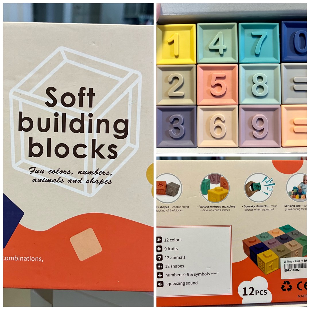 Soft Building Blocks, Hobbies & Toys, Toys & Games on Carousell