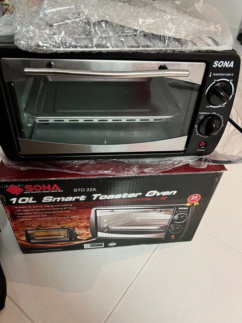 Sona 10 litres toaster oven, TV & Home Appliances, Kitchen Appliances ...