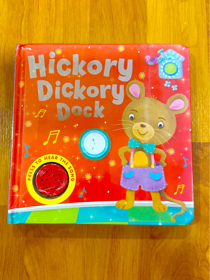 [Sound Book] Hickory Dickory Dock Board Book, Hobbies & Toys, Books ...